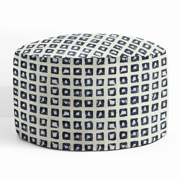 Round Outdoor Ottoman with Cushion | Joss & Main