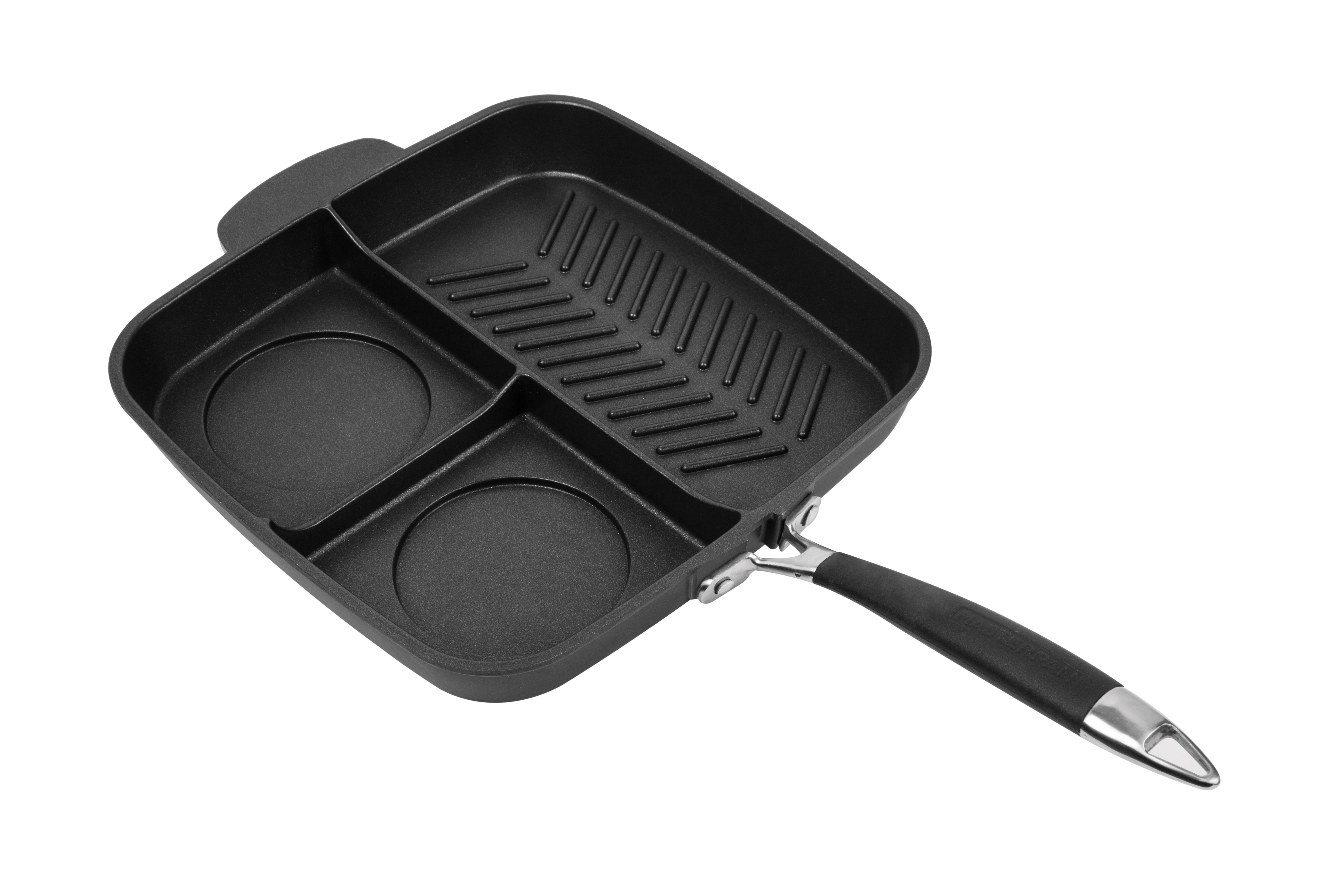 Master Pan 11" Non-Stick 3 Section Skillet "& Reviews" | Wayfair