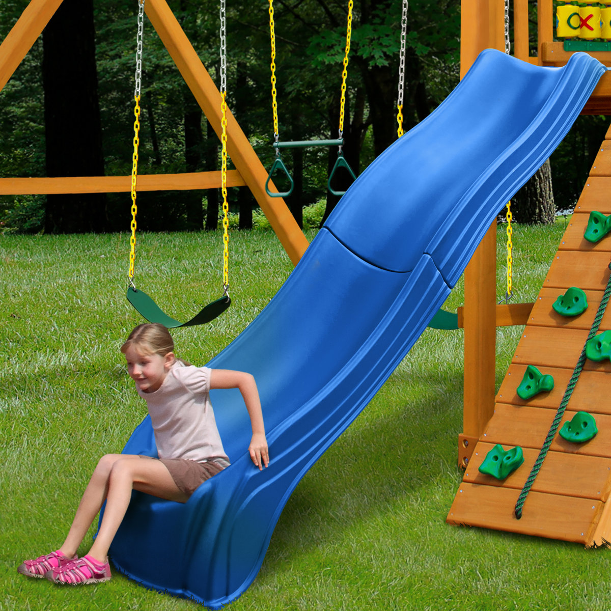 Swing-n-Slide Olympus Wave Slide & Reviews | Wayfair