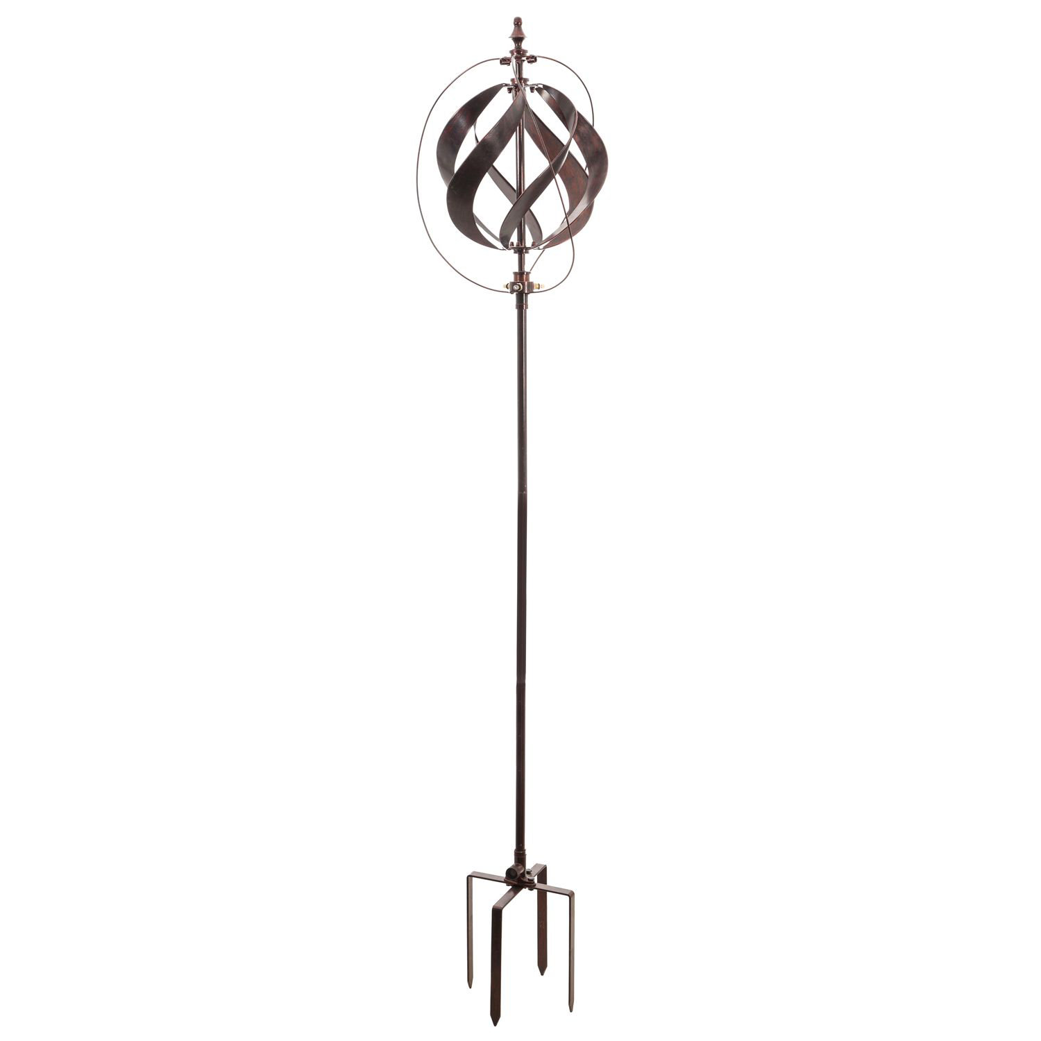 Arlmont & Co. 85.5"H Misting Wind Spinner, Copper Sphere - Wayfair Canada