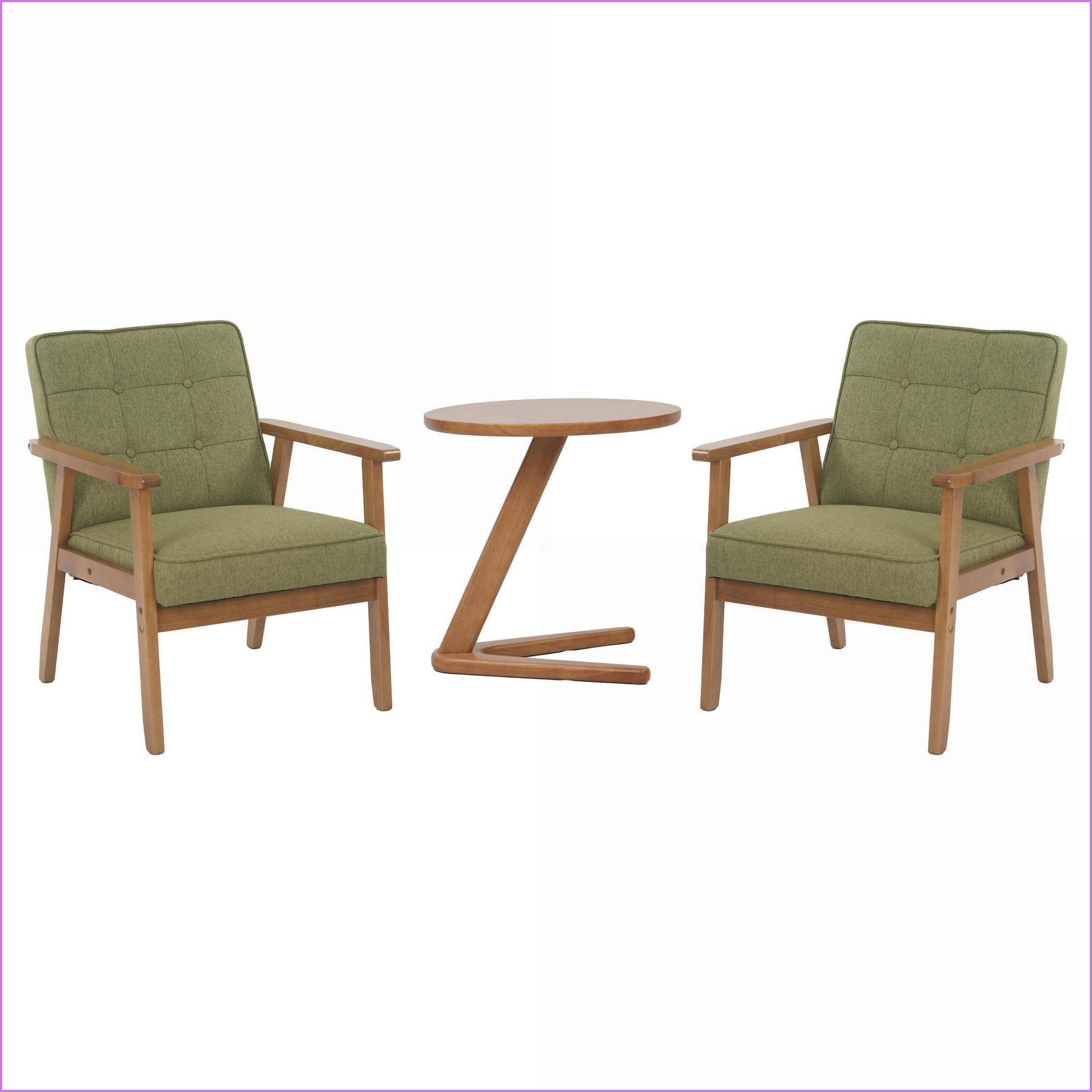 Corrigan Studio® Modern Minimalist Leisure Chair Set – 2 Chairs + 1 ...