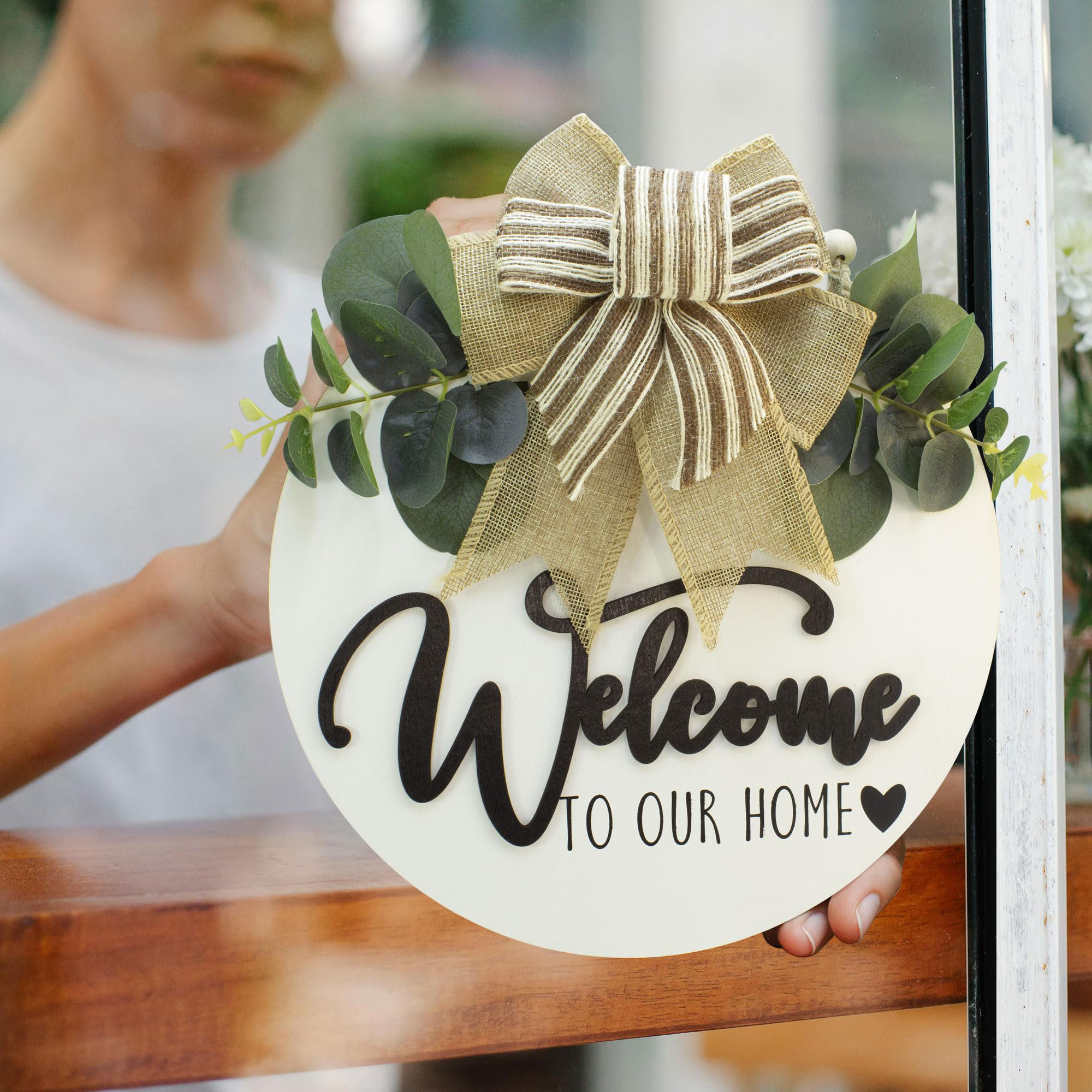 Red Barrel Studio® 3D Welcome Sign for Front Door | Wayfair