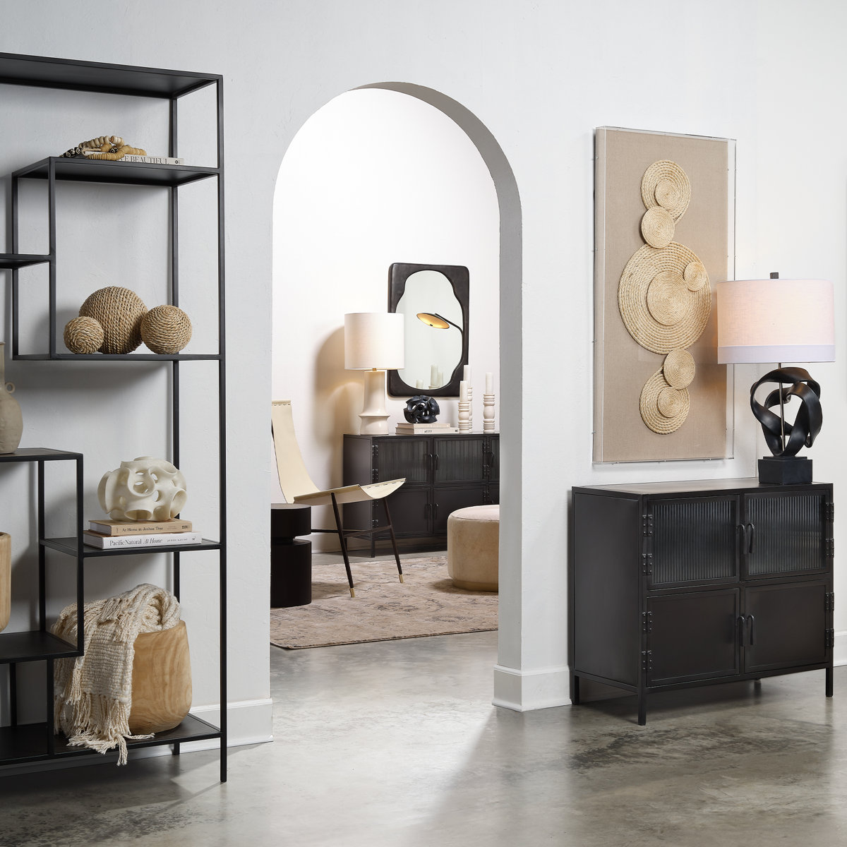 Jamie Young Company Element Etagere In Black Iron | Wayfair