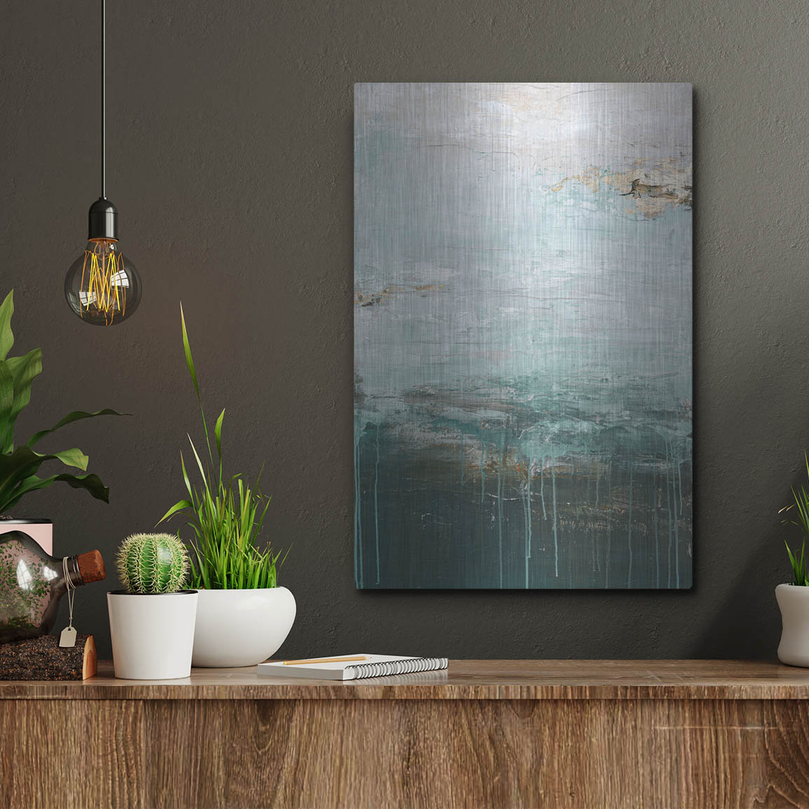 Ivy Bronx 'Gradient Grace' by Design Fabrikken Metal Wall Art | Wayfair