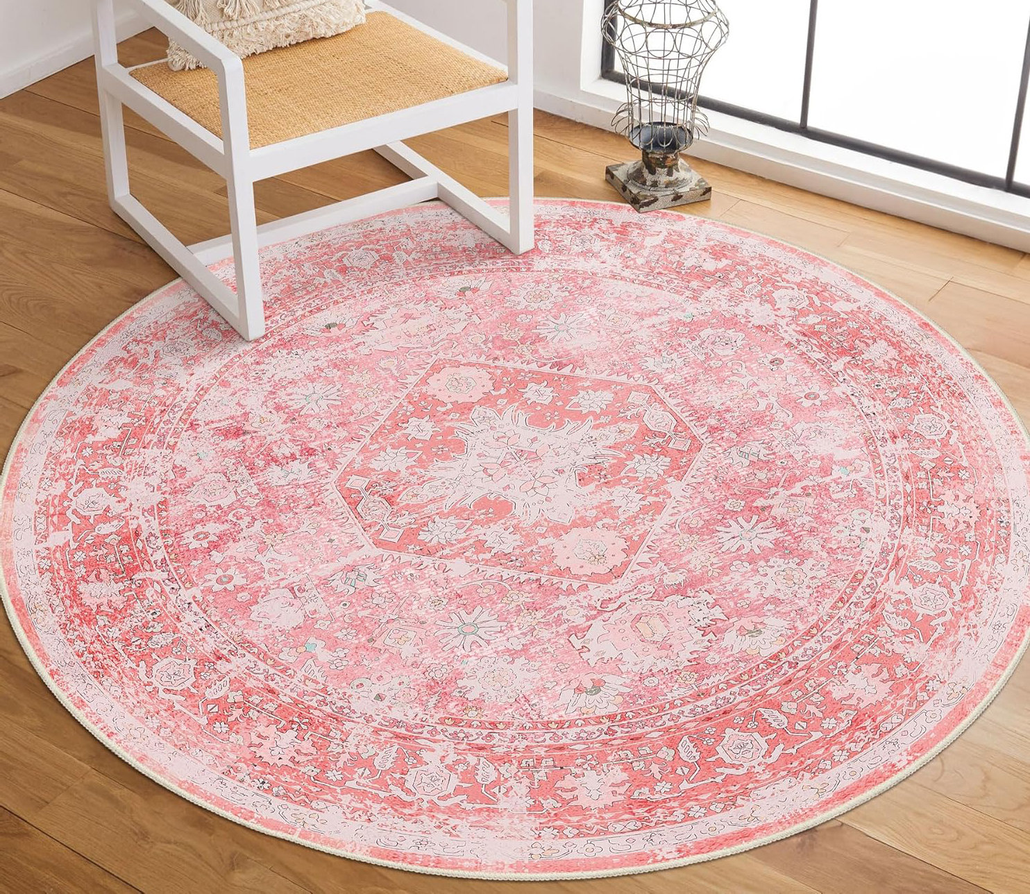 Bungalow Rose Round Arbe Area Rug | Wayfair