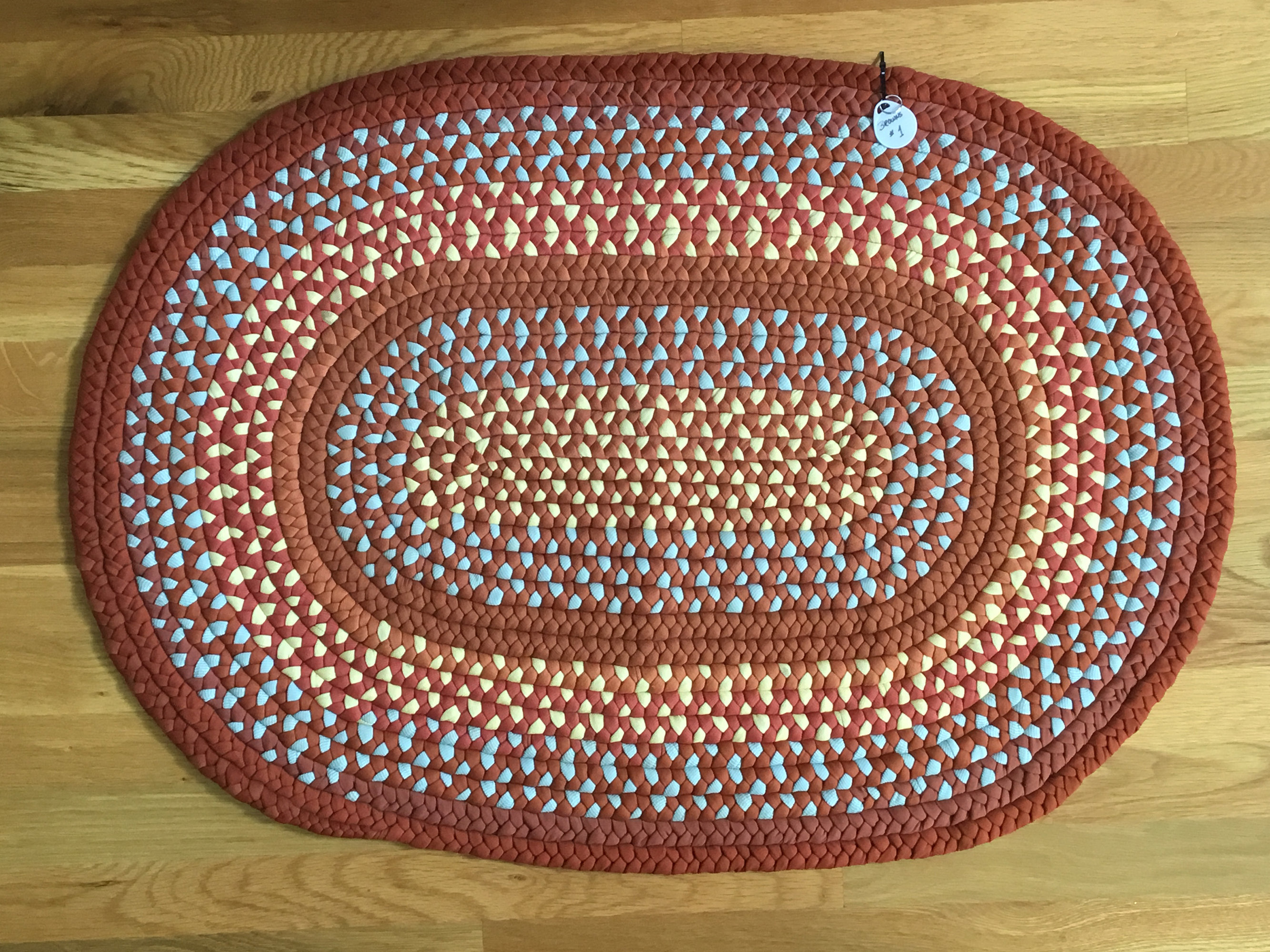 August Grove® Oval Baynbridge Hand Braided Brown Area Rug | Wayfair