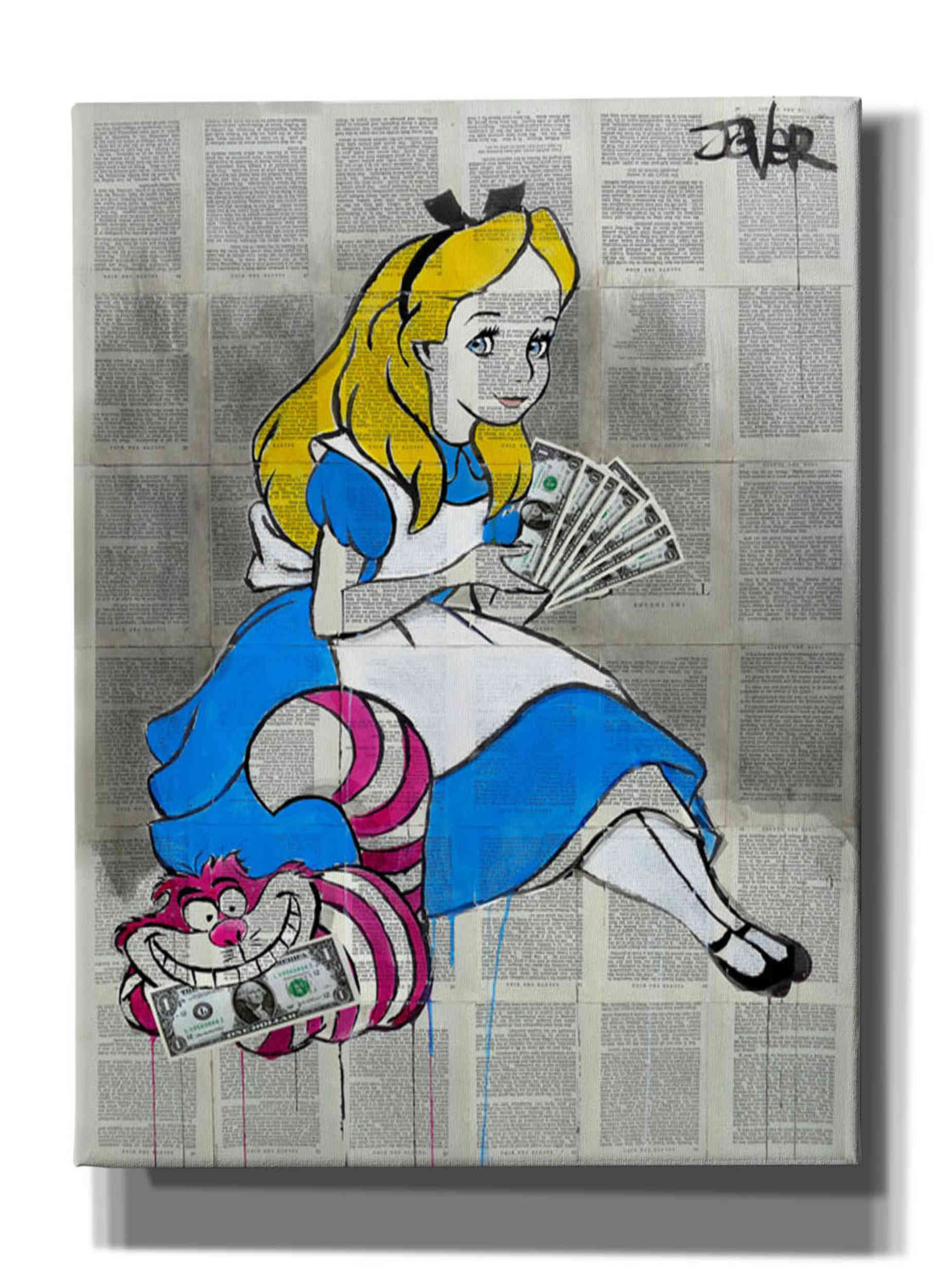 Epic Graffiti 'Alice In Moneyland' By Loui Jover, Alice In Moneyland On ...