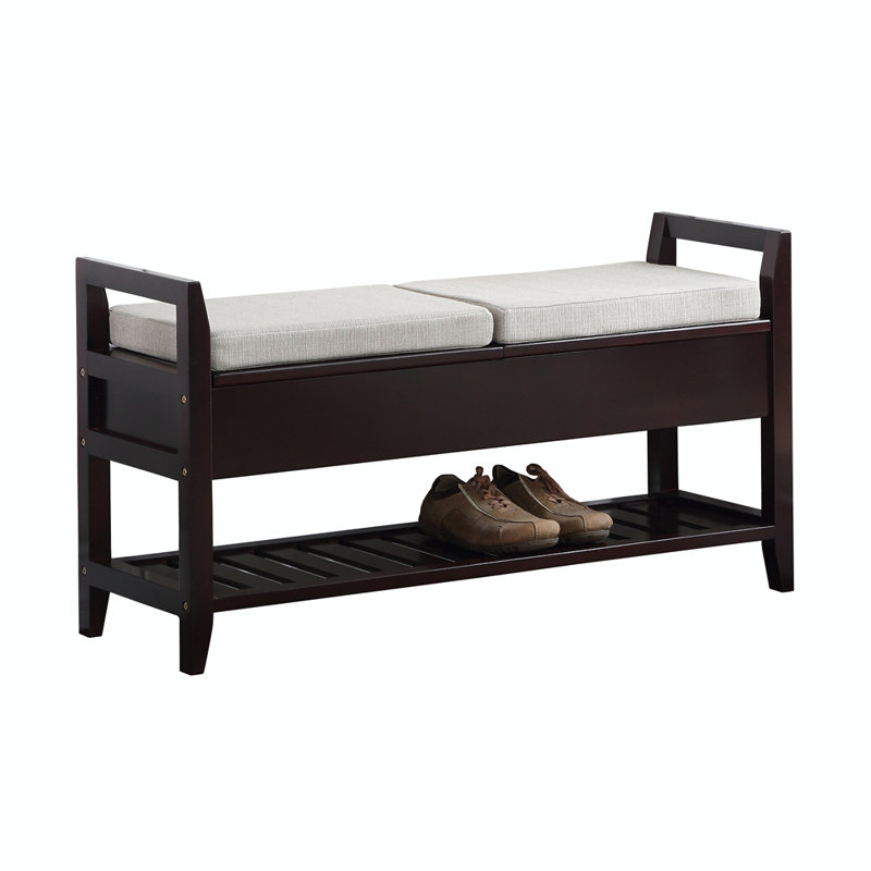 Latitude Run® Upholstered Shoe Storage Bench | Wayfair
