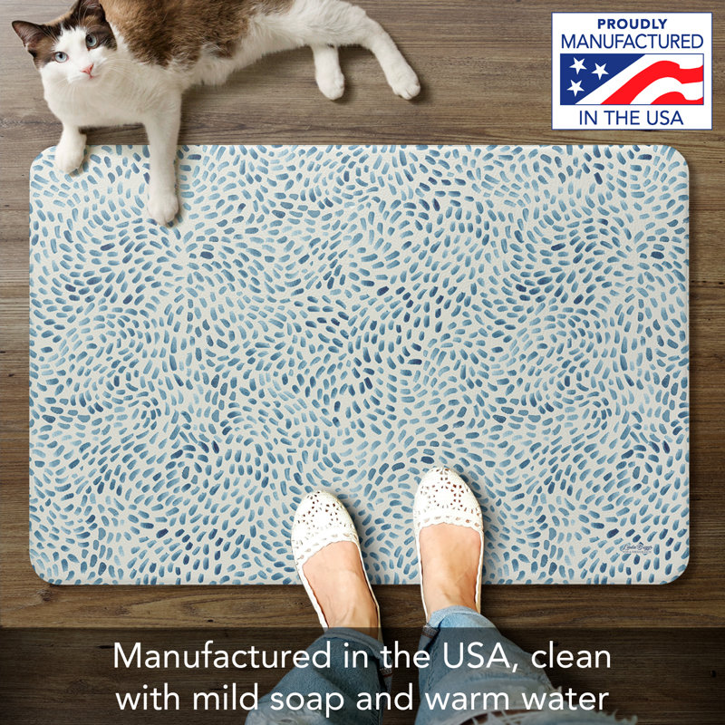 CounterArt Drift Marks Comfort Kitchen Floor Mat & Reviews | Wayfair