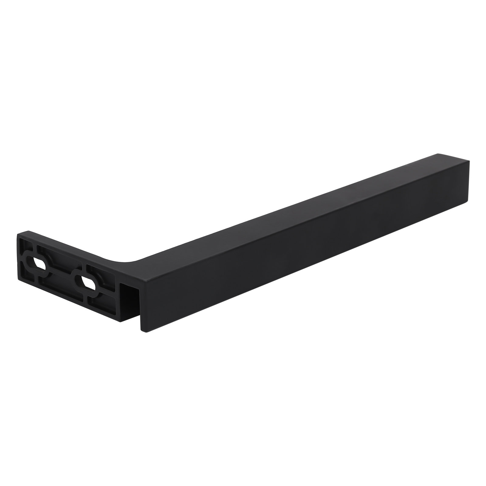 Symple Stuff Left Side Black L-Shaped Mounting Bracket | Wayfair