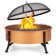 Blumfeldt 50cm H x 80cm W Charcoal Outdoor Fire Pit with Lid | Wayfair ...