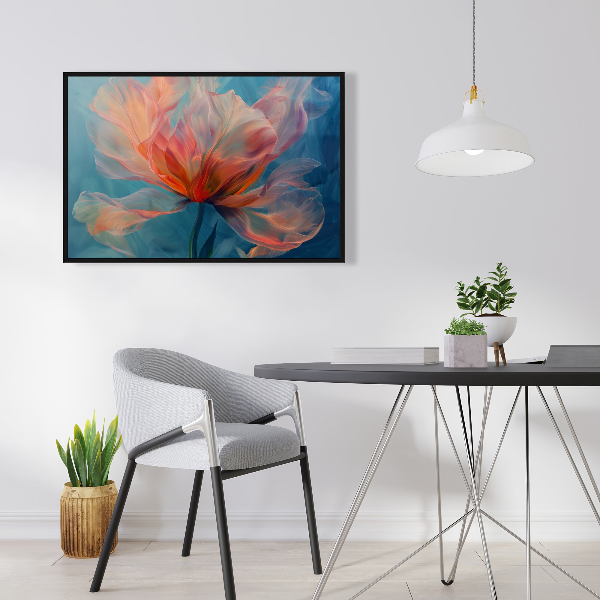 Winston Porter Blend - Framed canvas | Wayfair