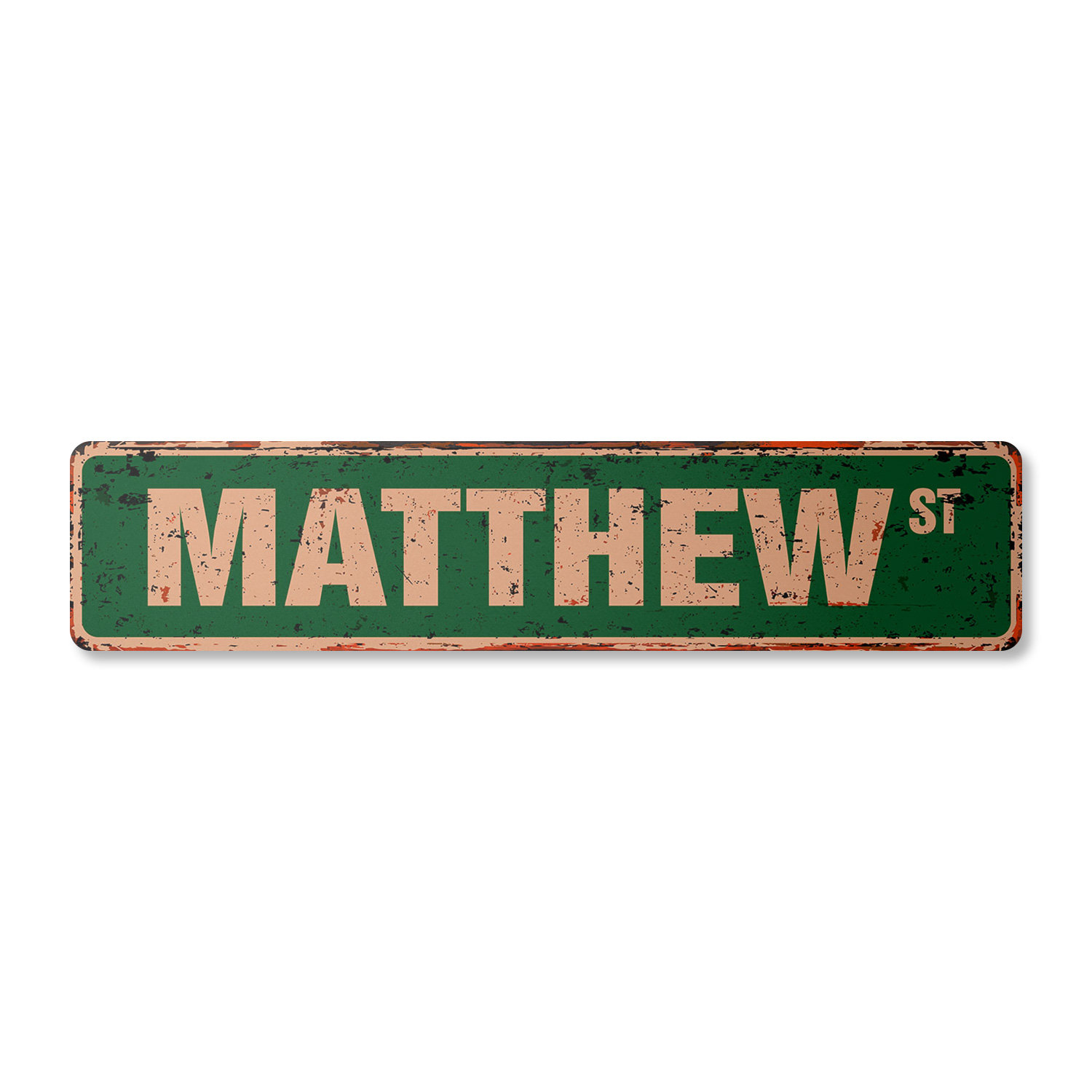 SignMission Matthew Aluminum Street Sign | Wayfair