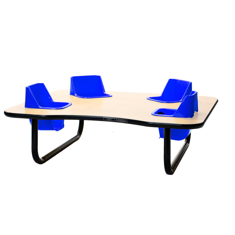 Toddler Tables Kid's 4 Seat Activity/Feeding Table & Reviews | Wayfair
