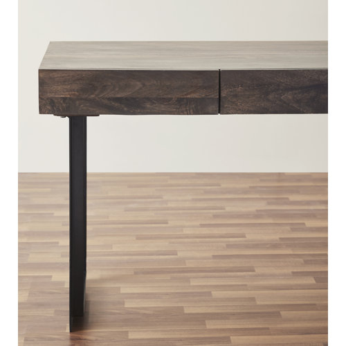 Joss & Main Mullins Solid Wood Top Metal Base Writing Desk & Reviews ...