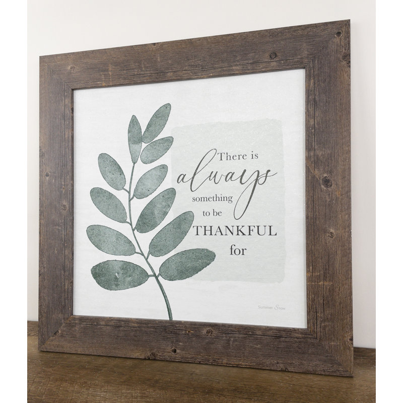 Gracie Oaks There''s Always Something To Be Thankful For Fern Green ...