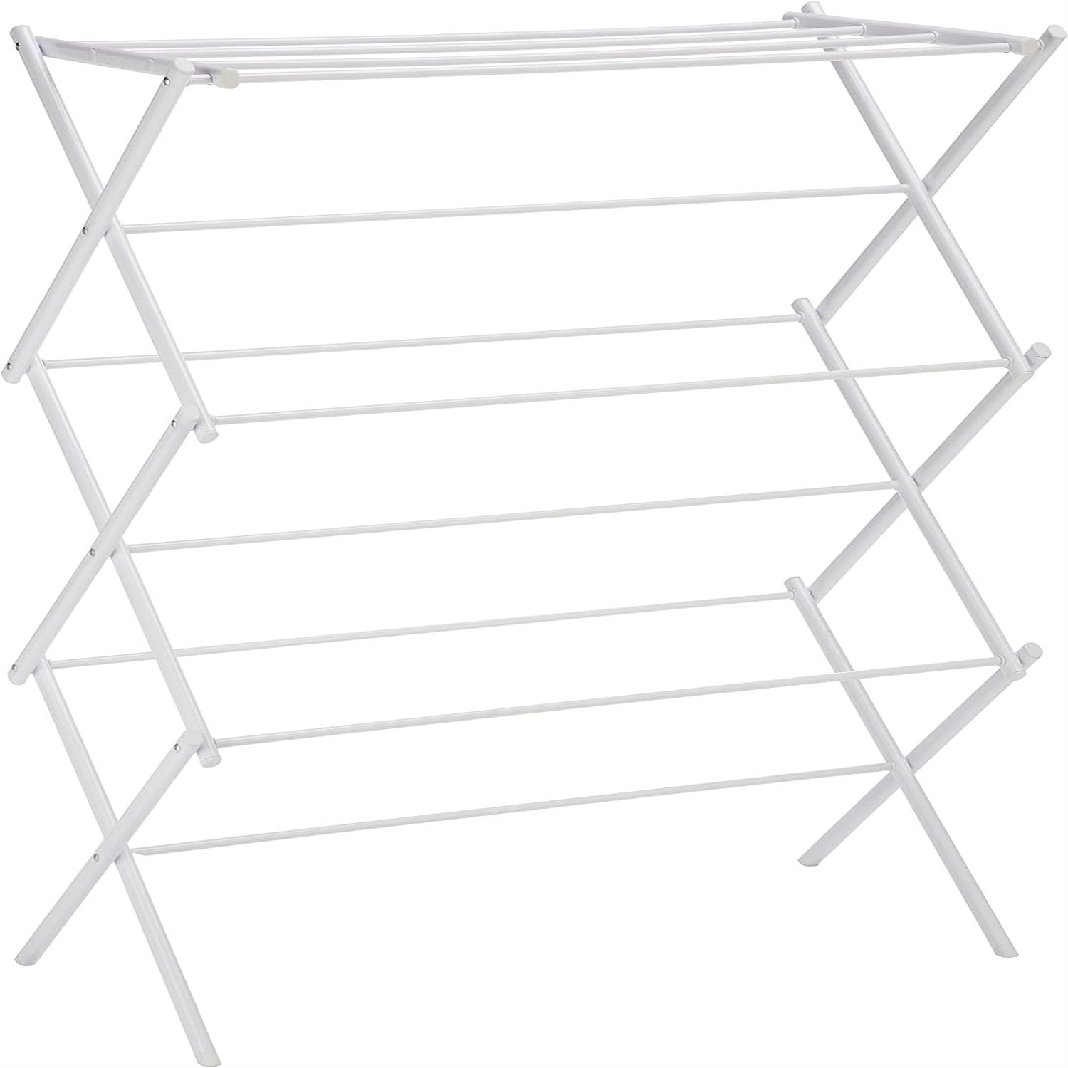 Rebrilliant Stainless Steel Foldable Accordion Drying Rack | Wayfair