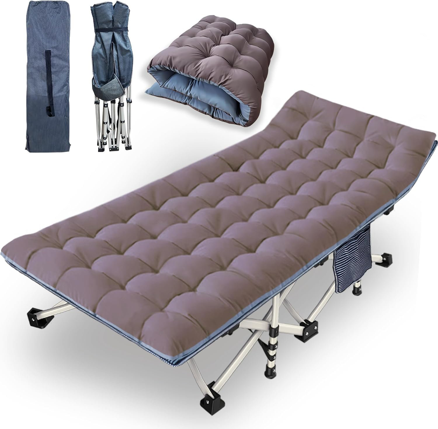 zhejiangyoumanuoguangdiangufenyouxiangongsi 32" Wide Camping Cot with ...