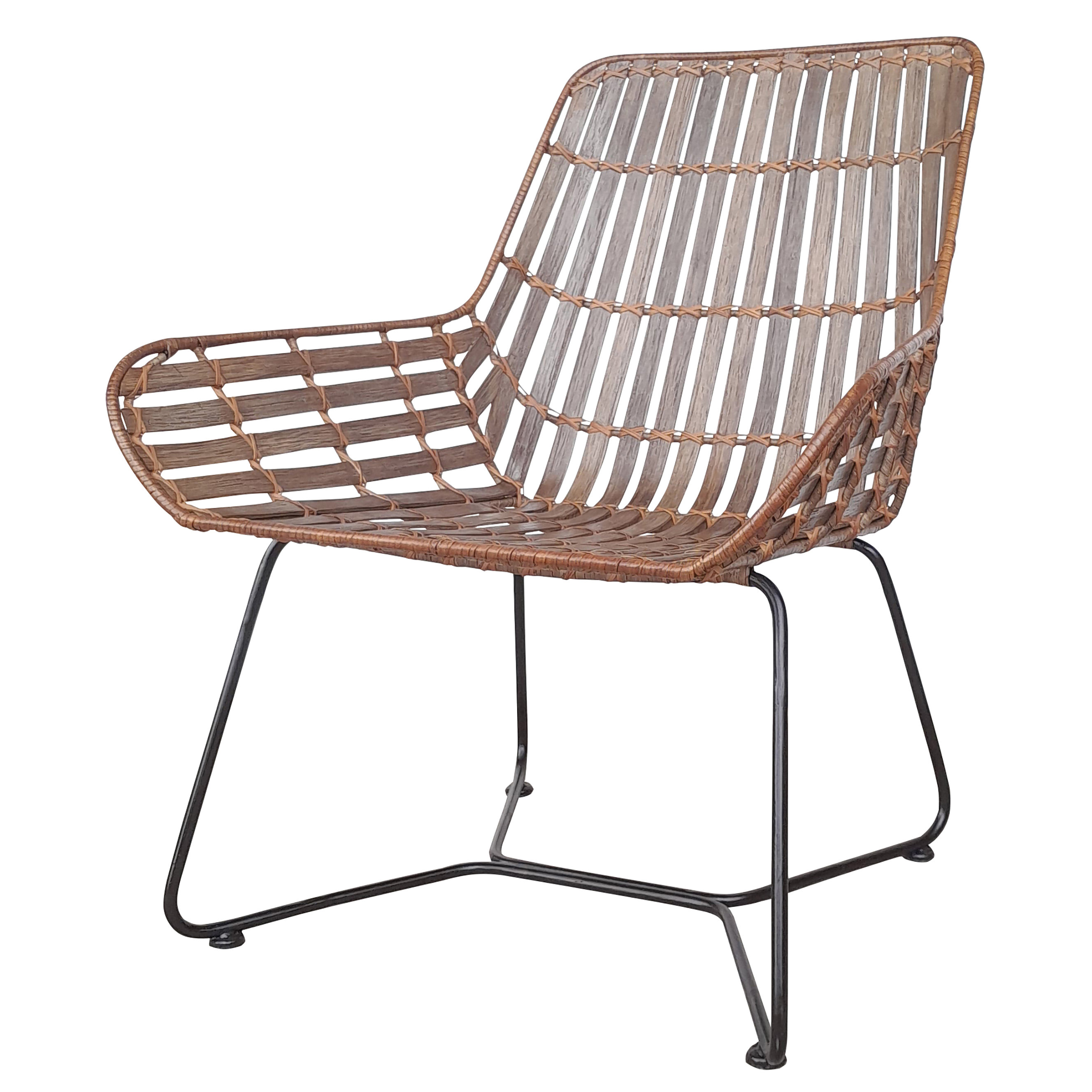 Bayou Breeze Adalrik Wicker Patio Chair | Wayfair