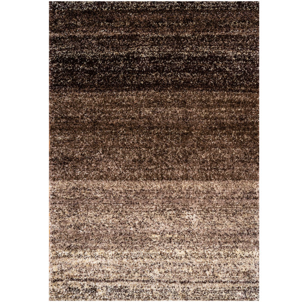 Brayden Studio Digrazia Striped Shag Area Rug & Reviews | Wayfair.co.uk
