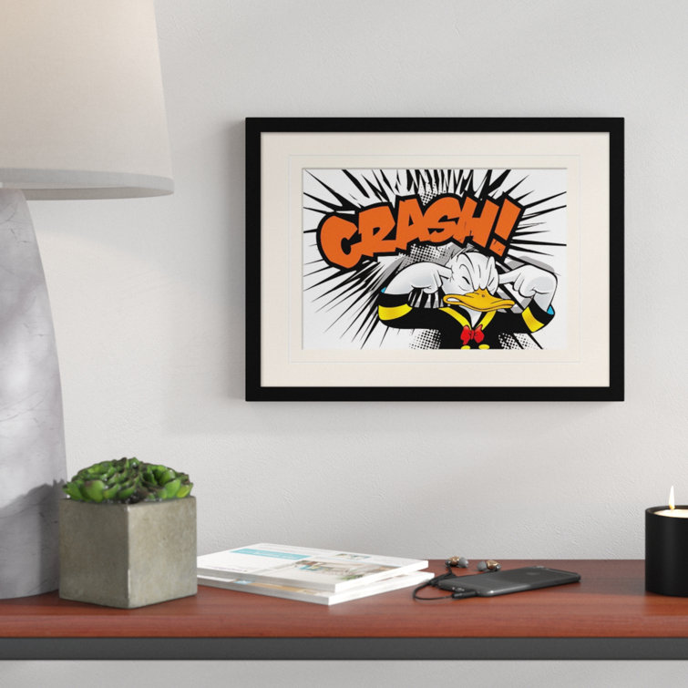 Happy Larry Donald Duck Crash Framed Graphic Art Print | Wayfair.co.uk