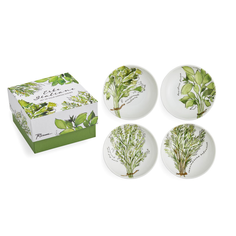 Rosanna Erbe Italiane Dipping Dish Set Of 4 | Wayfair