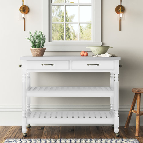 Birch Lane™ Dobbs Metal Kitchen Cart & Reviews | Wayfair