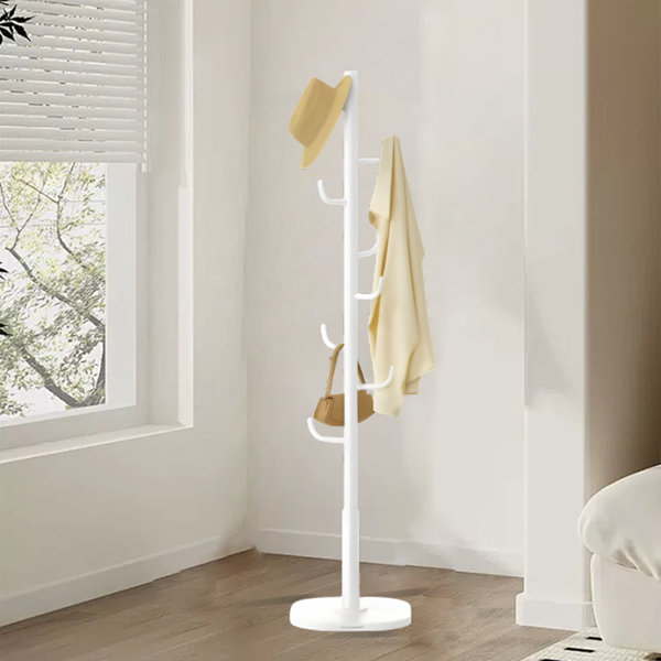Latitude Run® Coat Rack Freestanding With 8 Sturdy Hooks For Such As ...