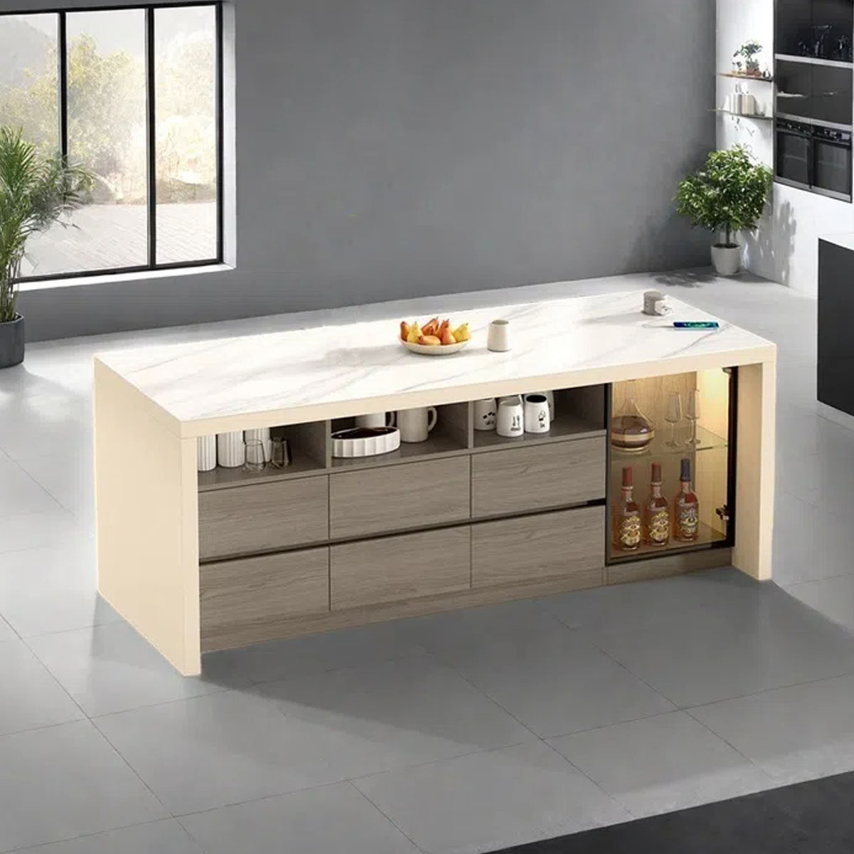 Artistic Soul XKX Premium Furniture Multifunctional Storage Kitchen ...