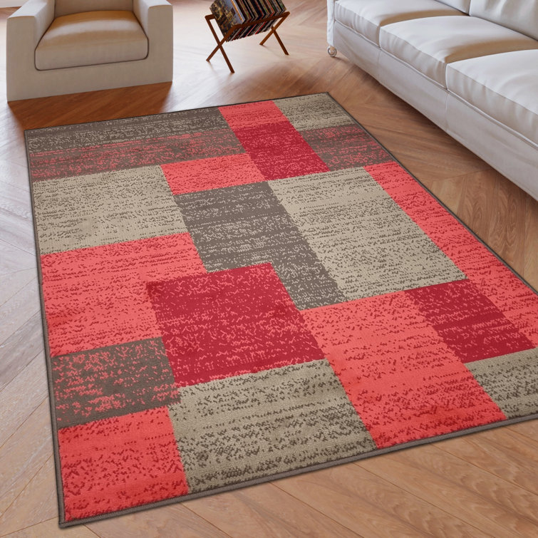 Ivy Bronx Biatris Red/Beige/Brown Rug | Wayfair.co.uk