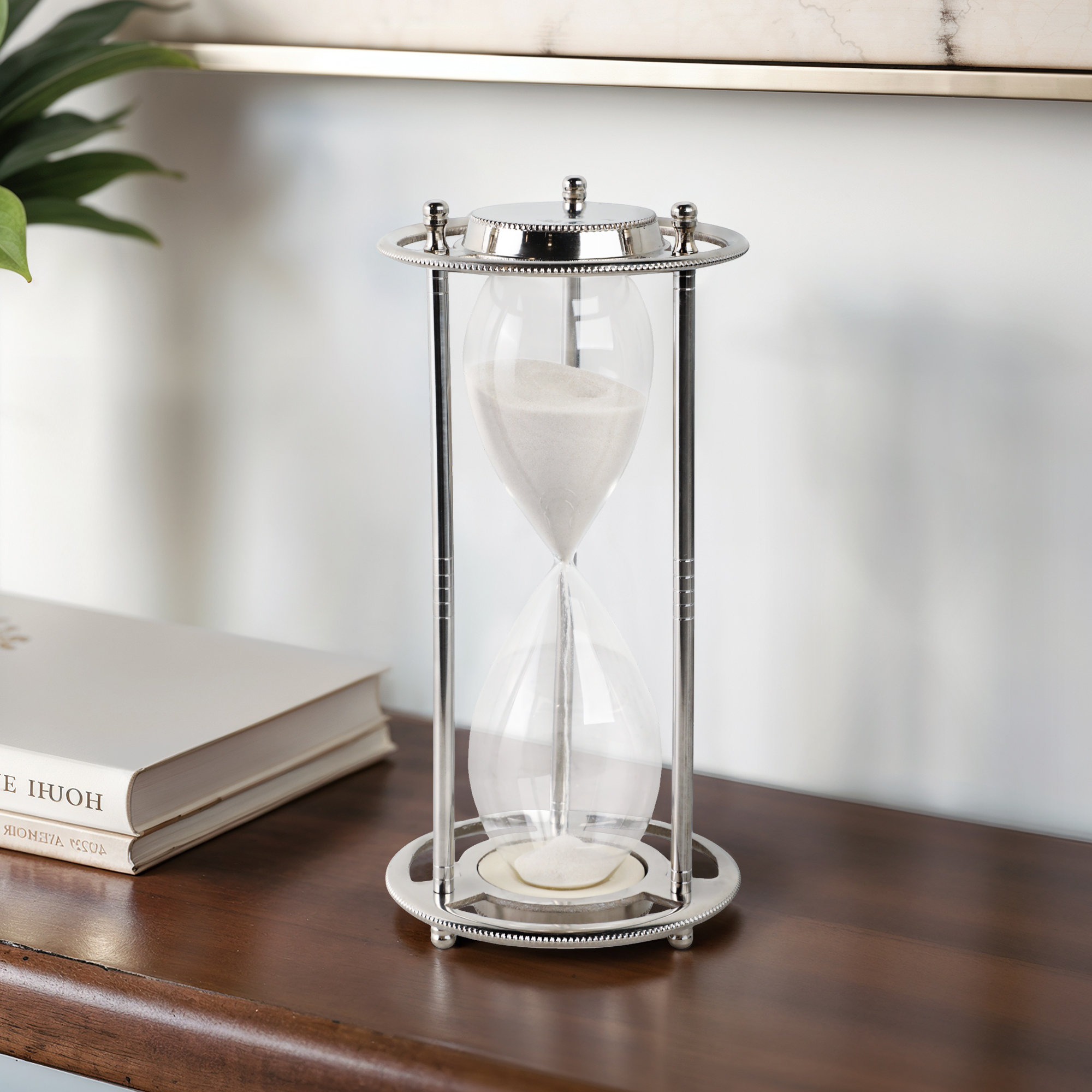 Brayden Studio® 11" Heartlyn Metal Hourglass | Wayfair