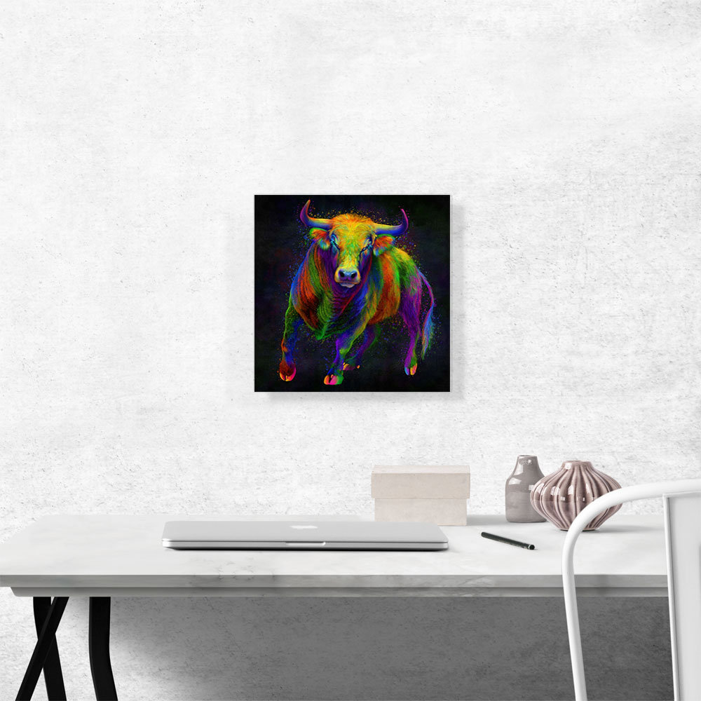 ARTCANVAS Bull Cattle Steer Animal Canvas Art Print - Wayfair Canada