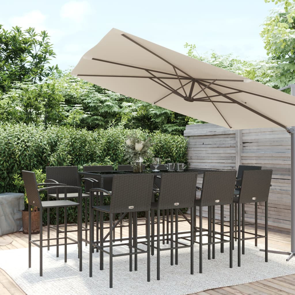 Latitude Run® Ensemble de bar en osier avec tabourets Darcus - Wayfair ...