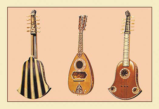 Buyenlarge 'Quinterna and Mandoline' by Theodore Thomas Graphic Art ...