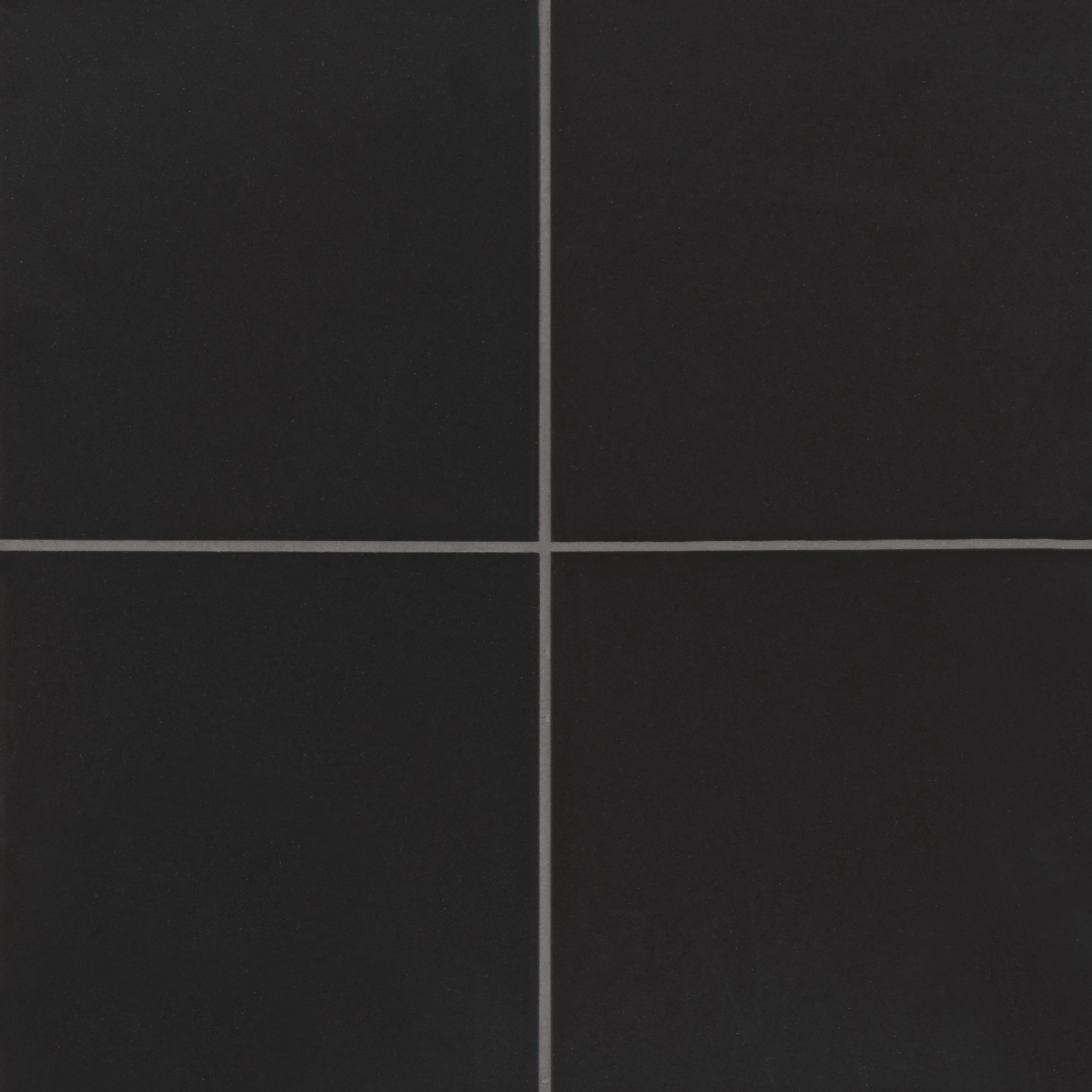 Bedrosians Rothko 9" x 9" Ceramic Wall & Floor Tile in Black | Wayfair