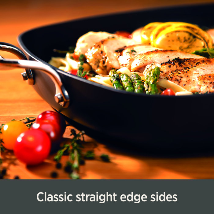 All-Clad Essentials 10 Piece Hard-Anodized Aluminum Non Stick Cookware ...