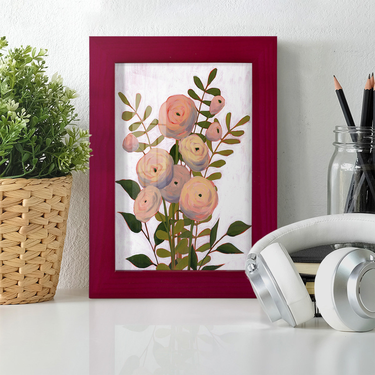 Red Barrel Studio Flower Burst II -Framed Print W/Glass - Wayfair Canada