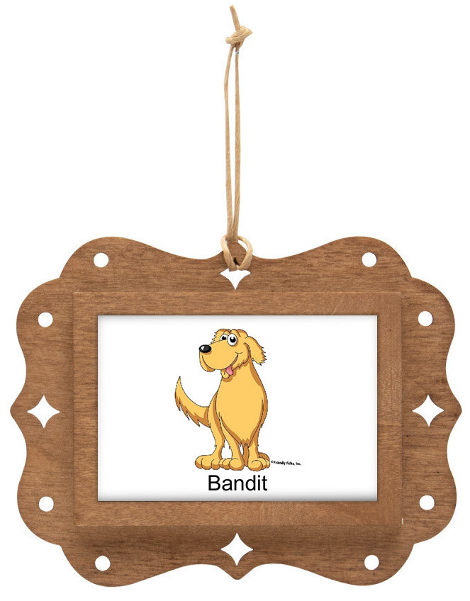 Printed Perfection Personalized Golden Retriever Key Chain | Wayfair