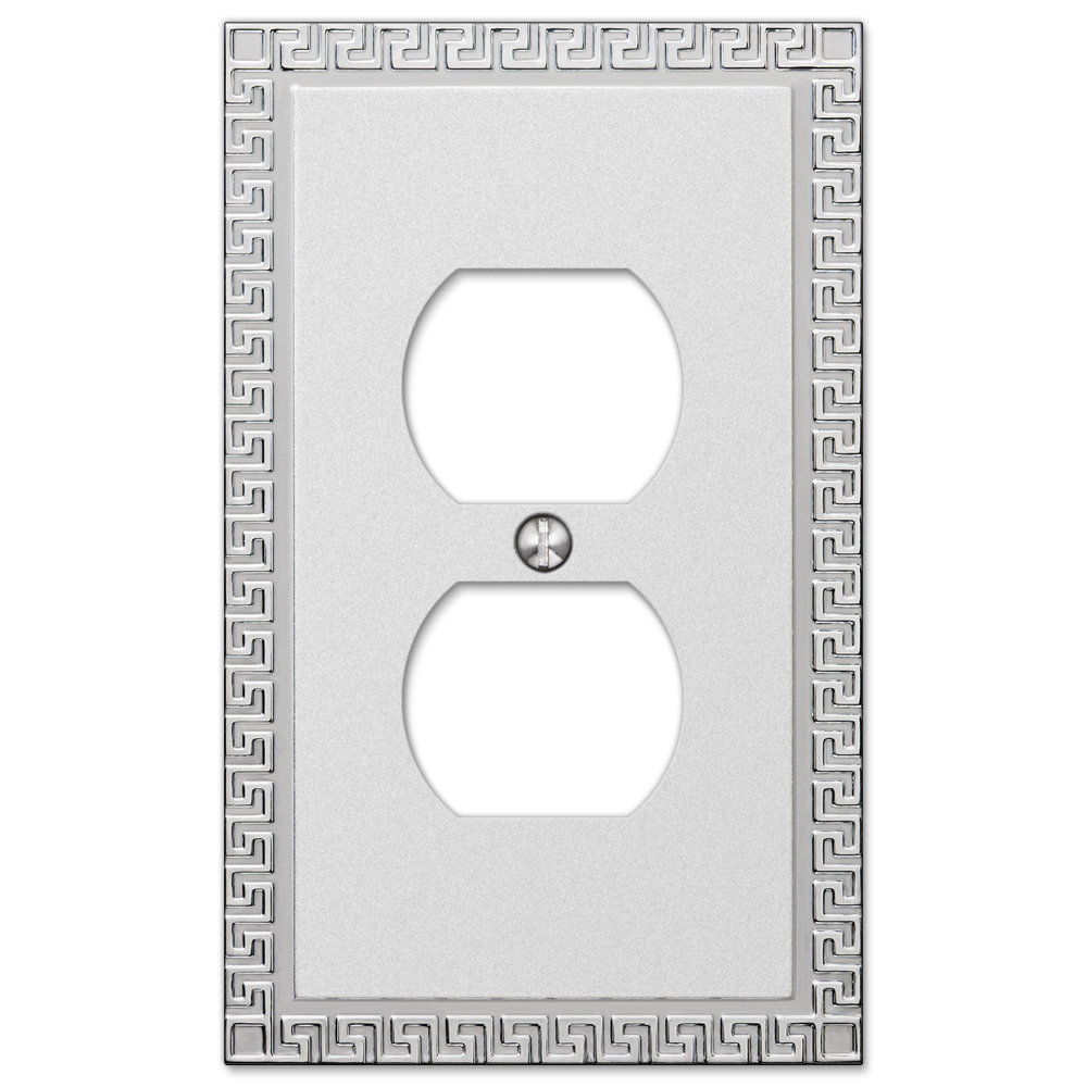 AmerTac Greek 1-Gang Duplex Outlet Wall Plate - Wayfair Canada