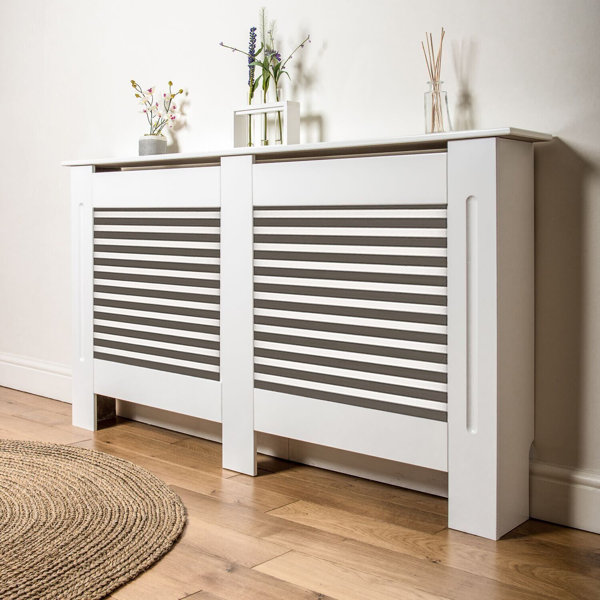 LUVODI High Slatted Radiator Cover Heating Heater Cabinet Grill for ...