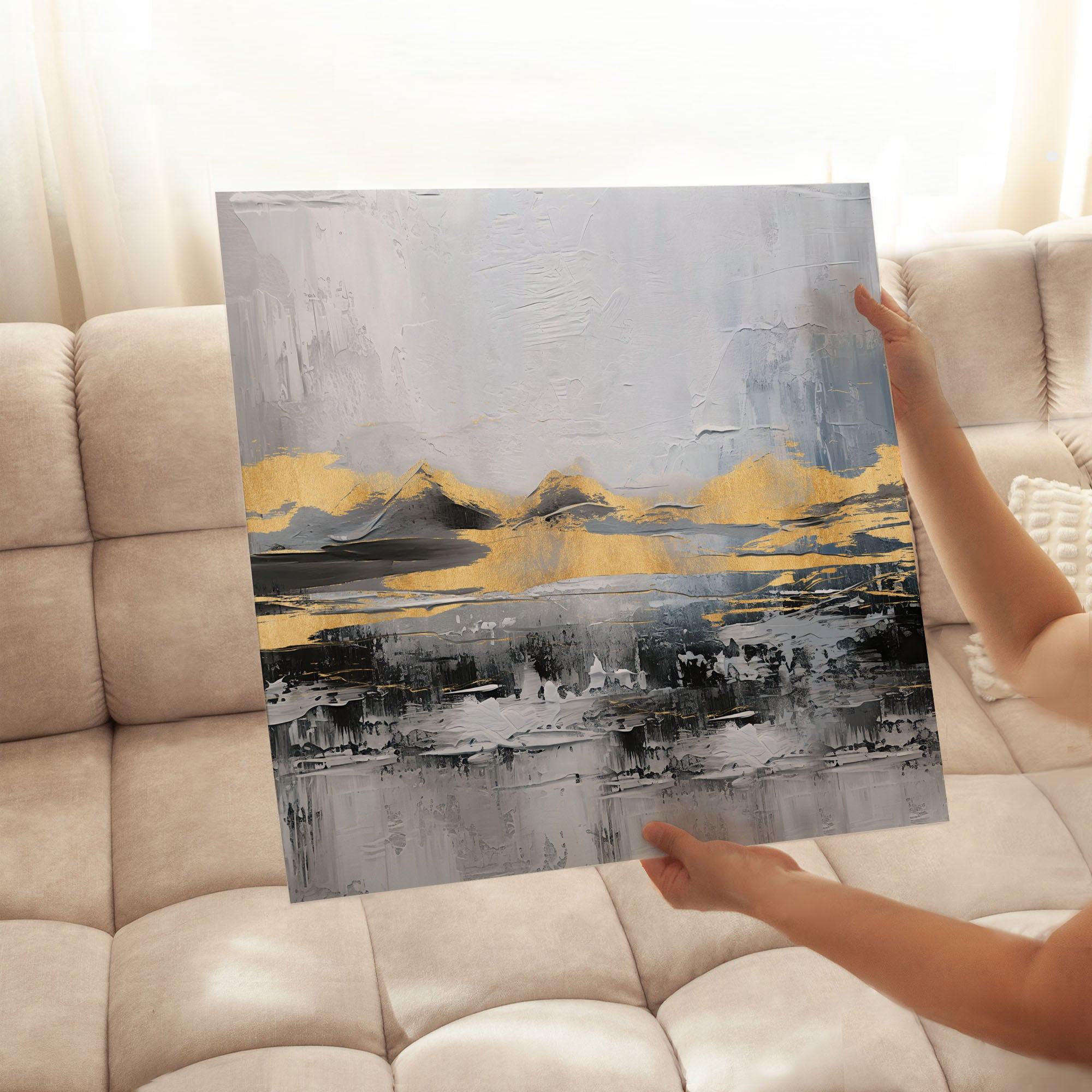 Mercer41 Abstract Journey Transitional Unframed Art Print | Wayfair