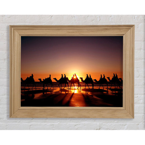 Bright Star Camel Caravan - Single Picture Frame Art Prints | Wayfair.co.uk