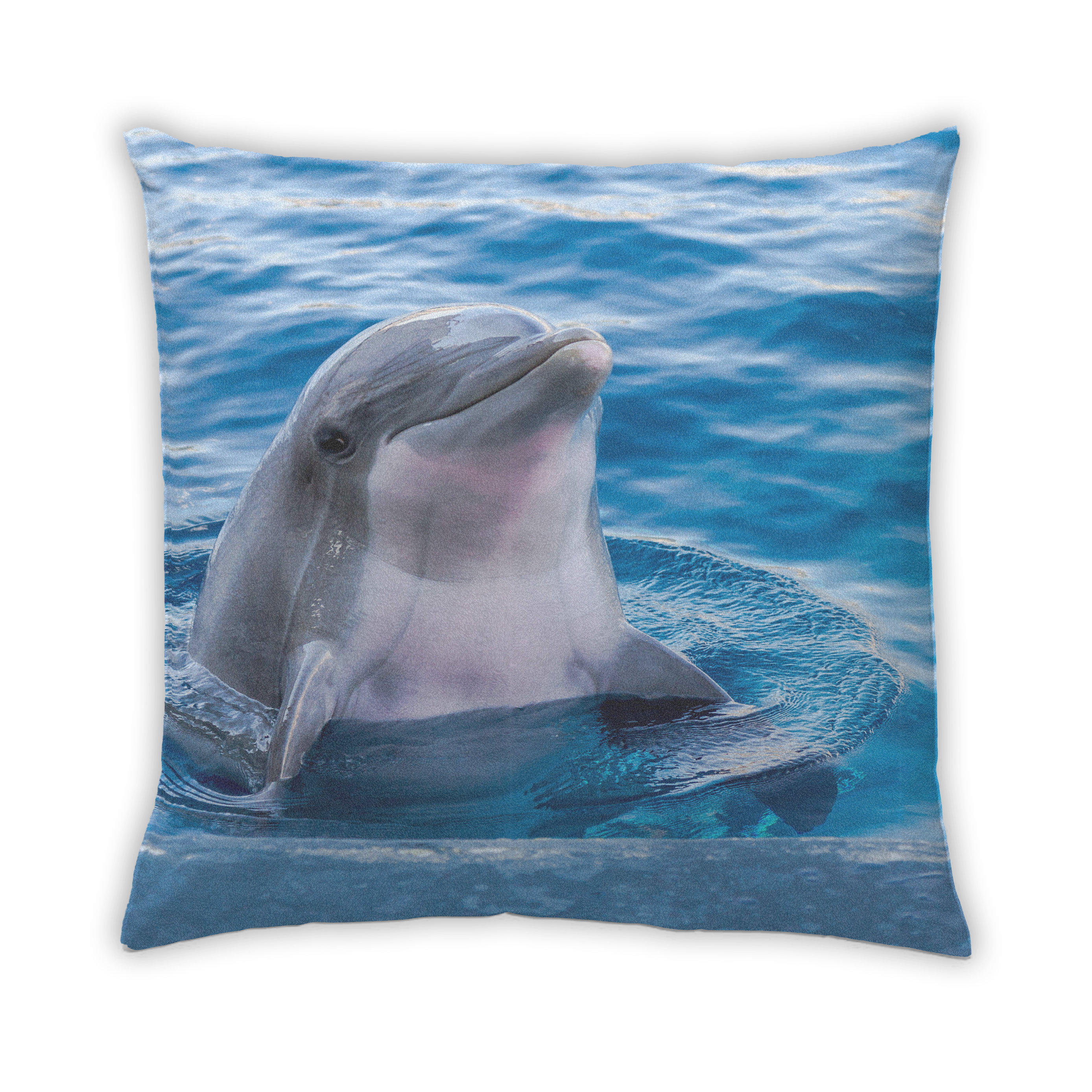Rug Tycoon Animals Dolphin 1 Throw Pillow Animal Print Throw Pillow ...