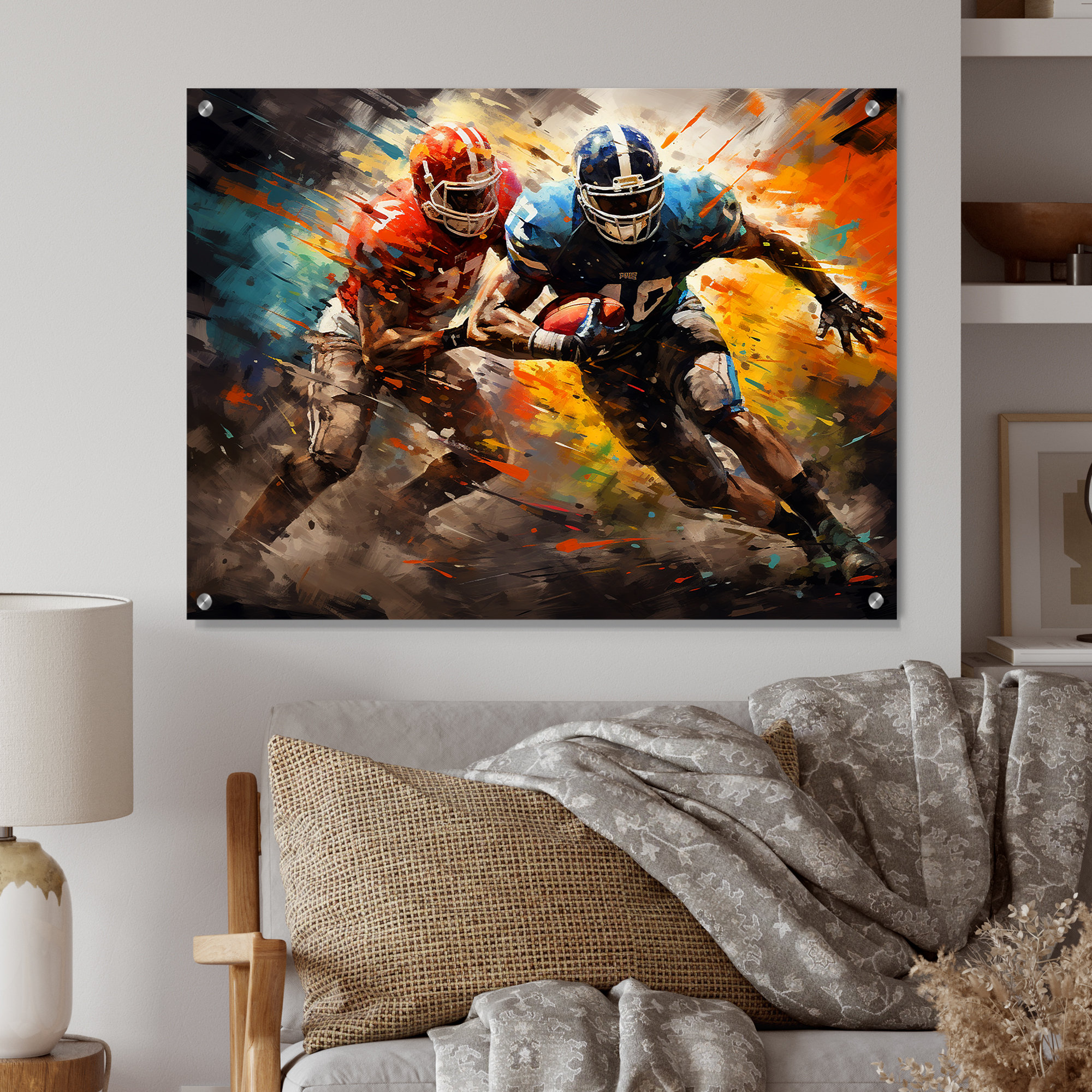 Winston Porter Football The Winning II - Football Acrylic Wall Art For ...