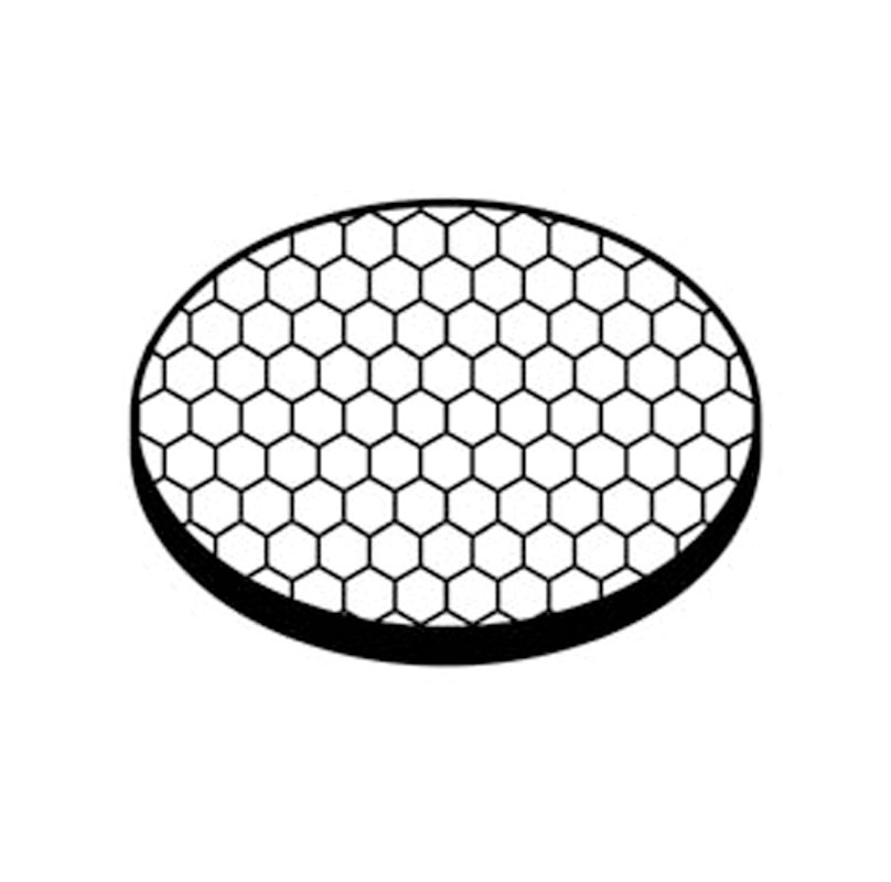 Kichler Lighting 45 Degree Black Material Hexcell Louver Sheild Accent ...