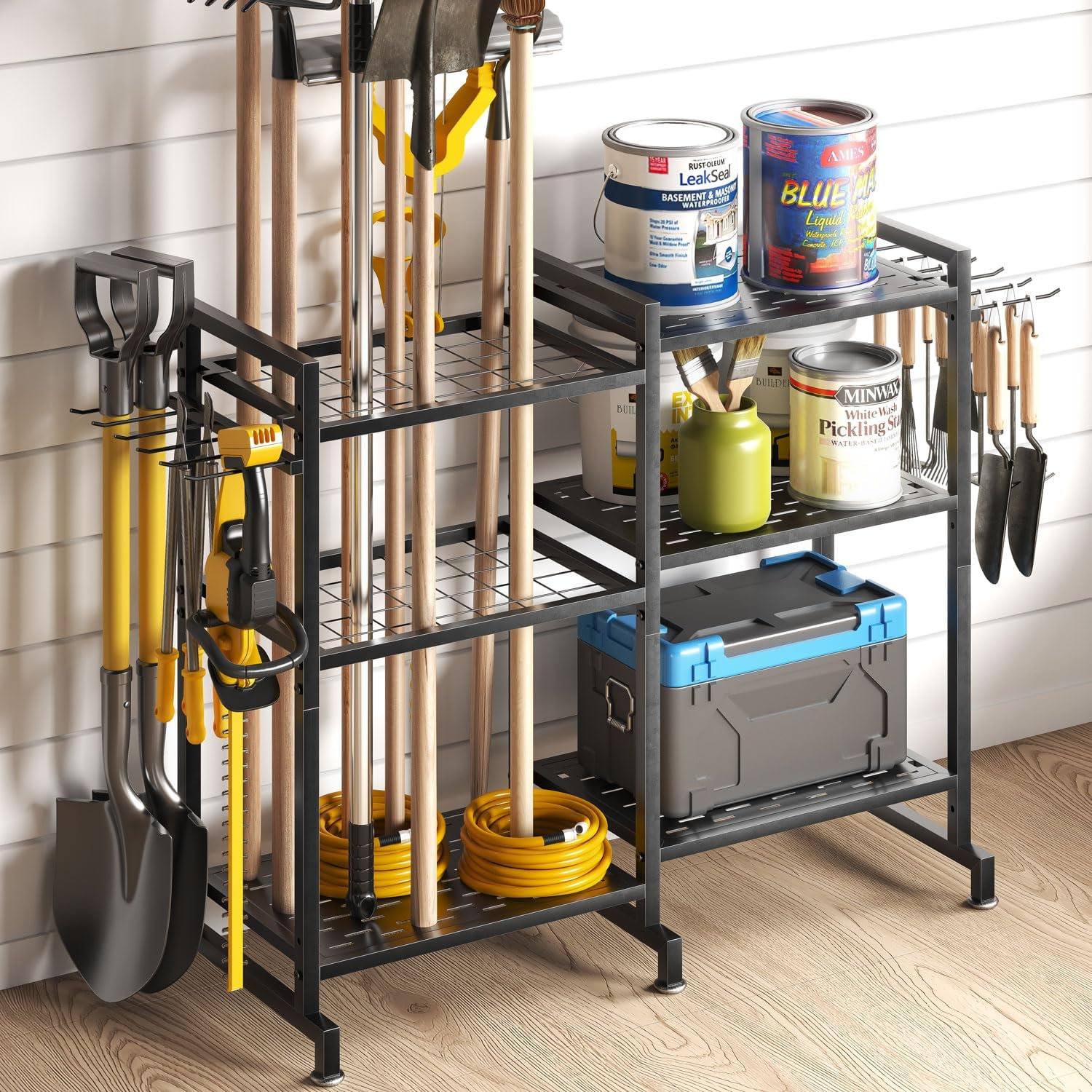 WFX Utility™ Garage Organization And Storage Rack With Six Reinforced ...