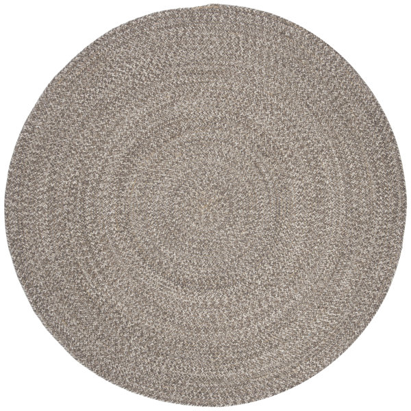 Brambly Cottage Round Petersburg Geometric Hand Woven Hand Loomed Round ...