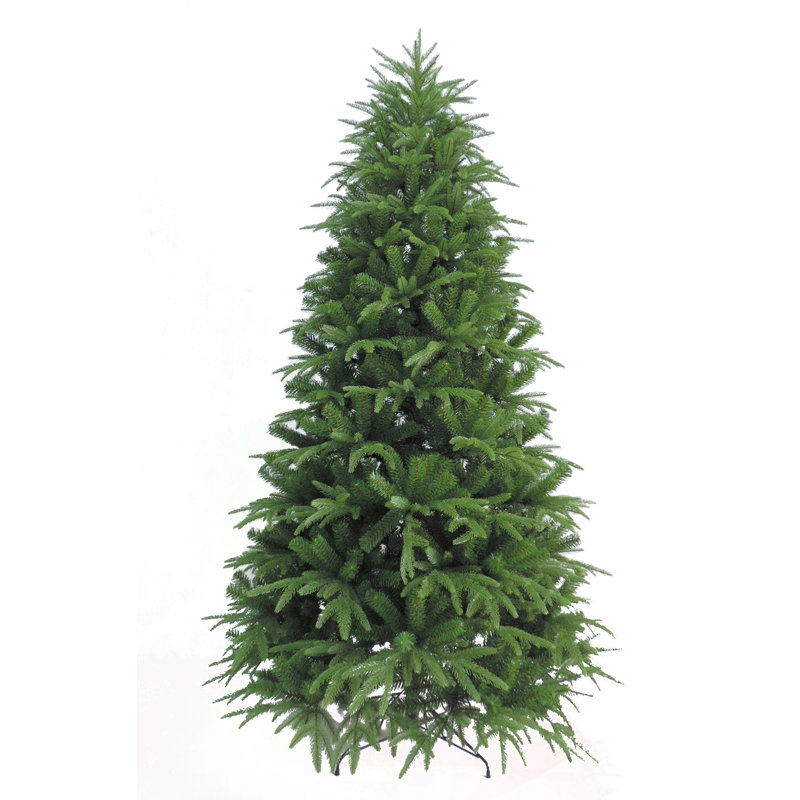 The Holiday Aisle® Easy Set-Up Christmas Tree with Realistic Needles ...