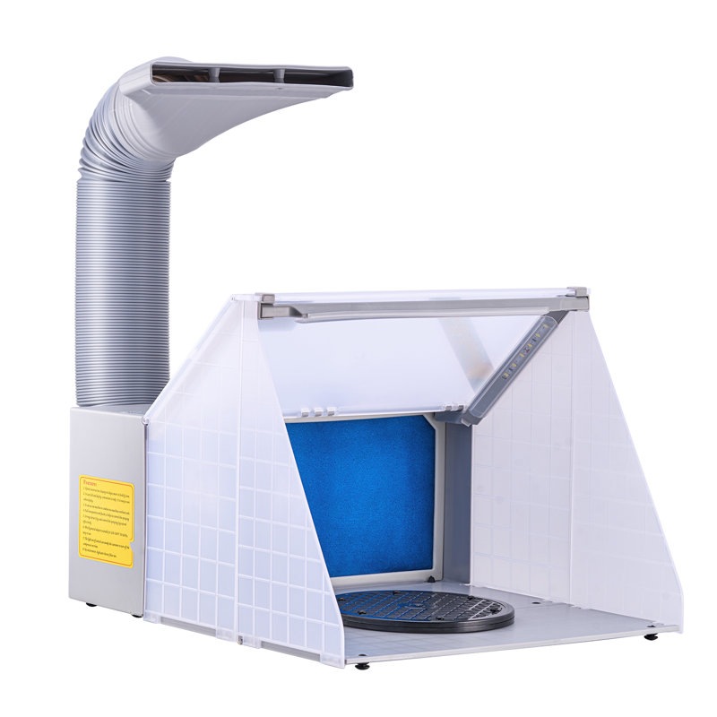 VEVOR Airbrush Spray Booth Portable Hobby Airbrush Paint Spray Booth ...