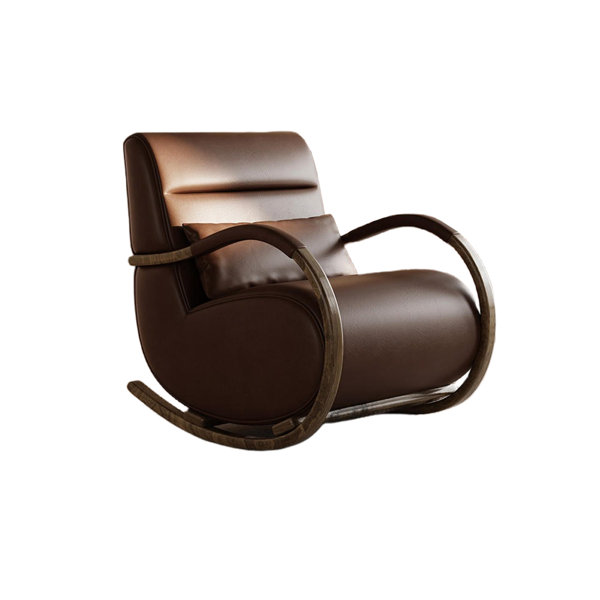 ChairVogue Rocking Chair With Solid Wood Frame Solid Wood Rocking Chair ...